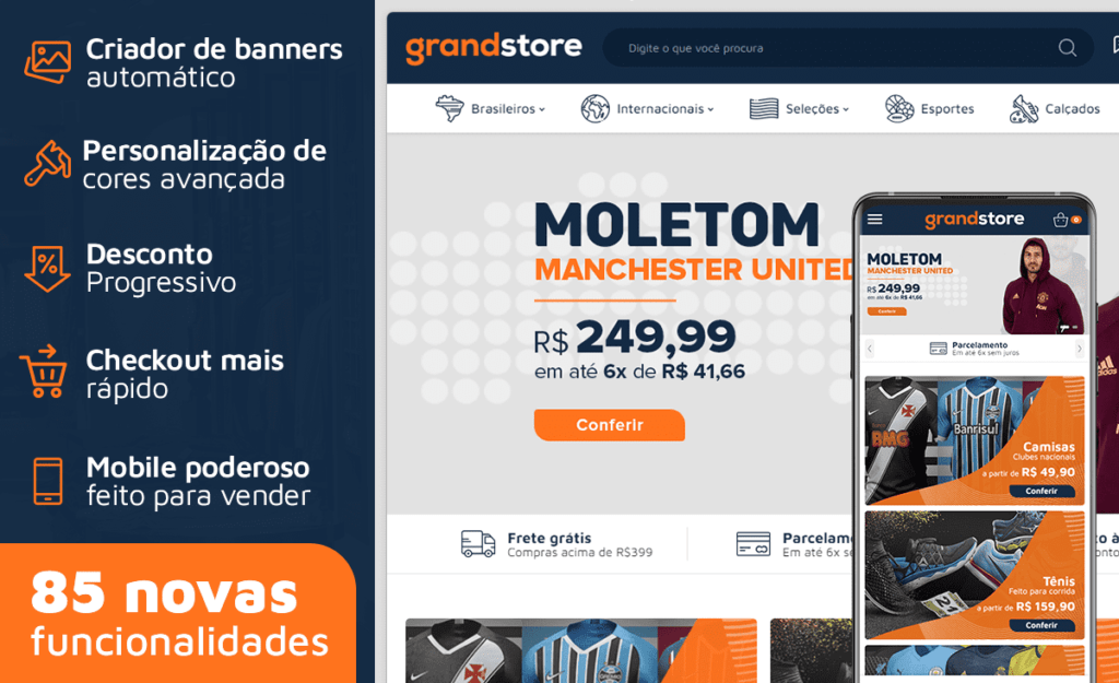 Tema Grand Store Trend para Loja Integrada - Groomb