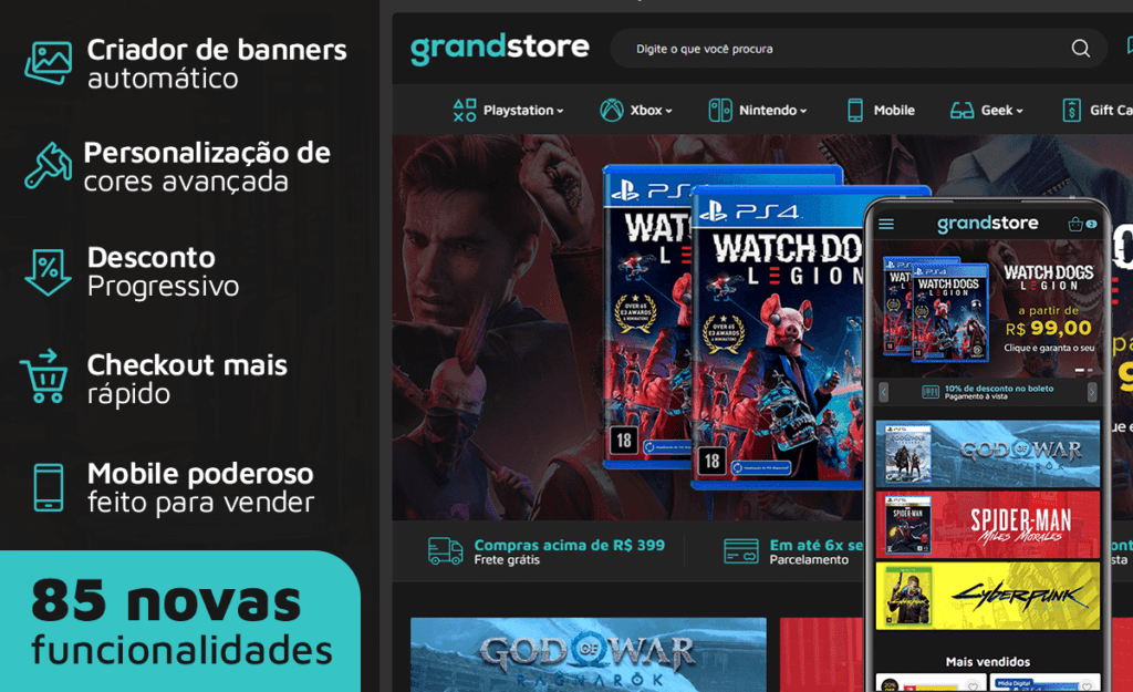 Tema Grand Store Trend para Loja Integrada - Groomb