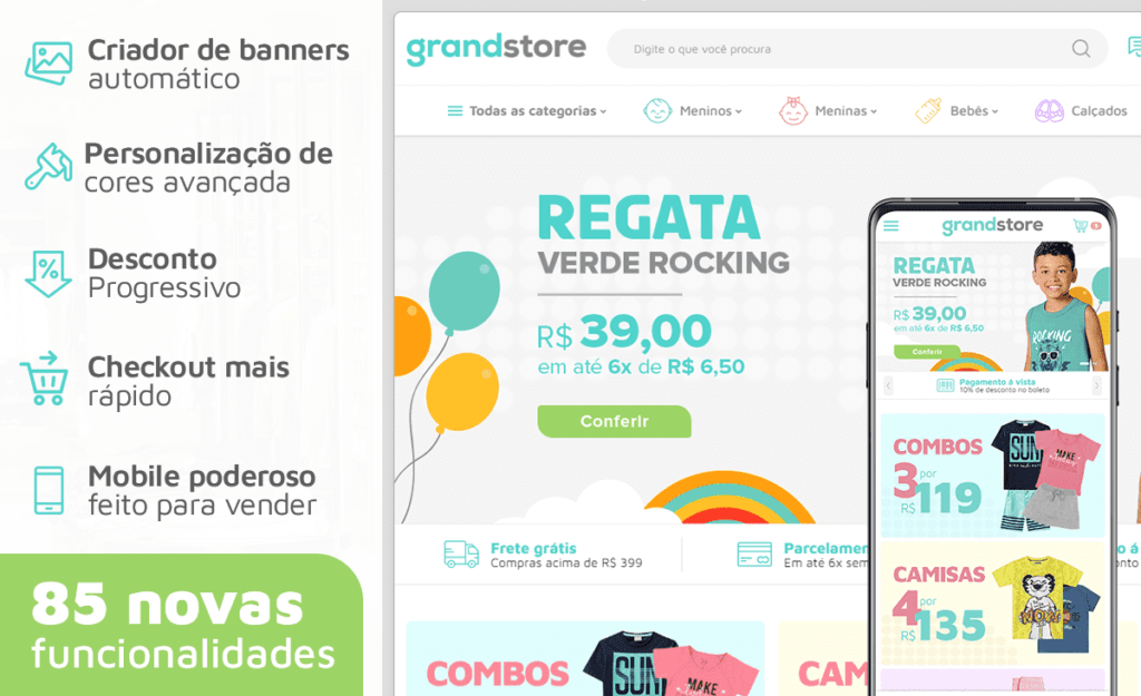 Tema Grand Store Women para Loja Integrada - Groomb